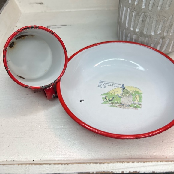Kockums | Accents | Vintage Nursery Rhyme Cup Bowl Set | Poshmark